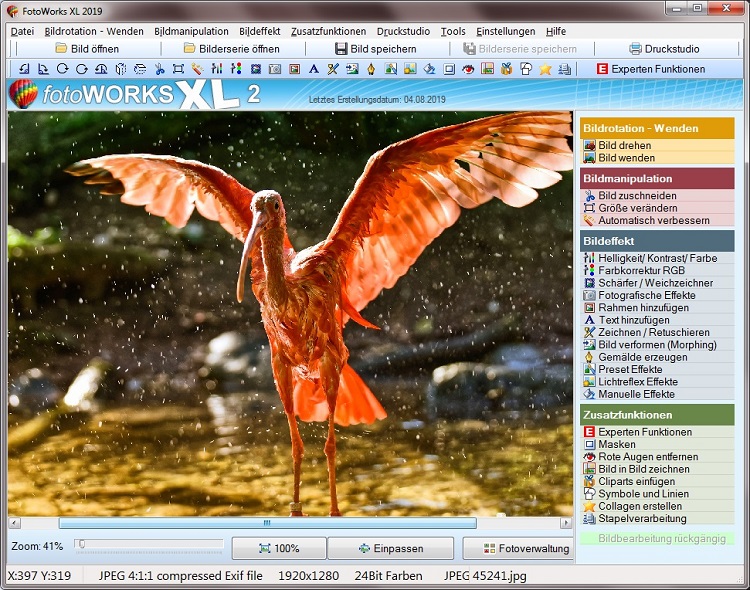 Bildbearbeitung für Jedermann - Fotoworks XL 2020 - kostenlos herunterladen Bildbearbeitung für Jedermann - Fotoworks XL 2020 - kostenlos herunterladen